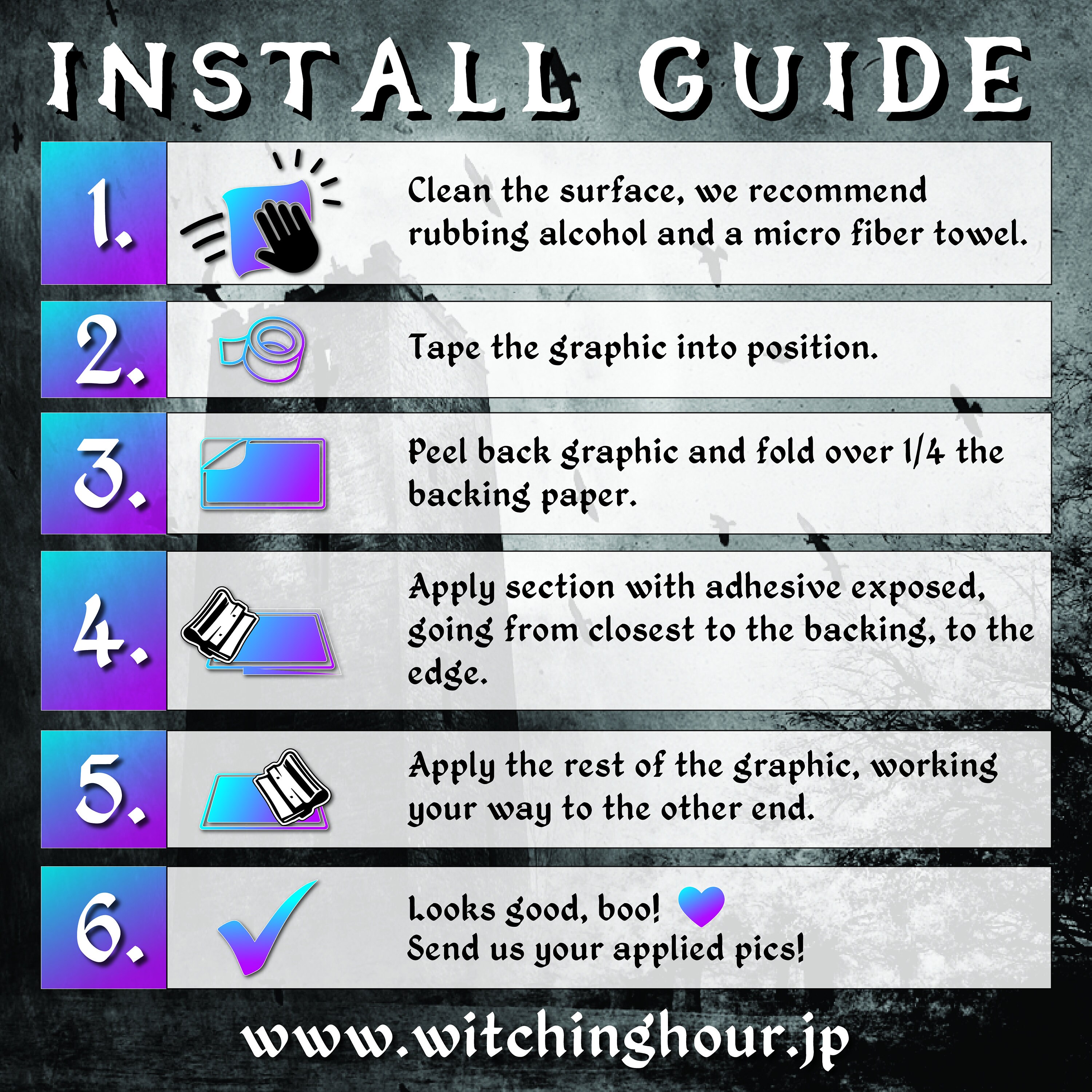 HEXED Neo Holographic Sticker Car Decal - JDM Windshield Banner ...