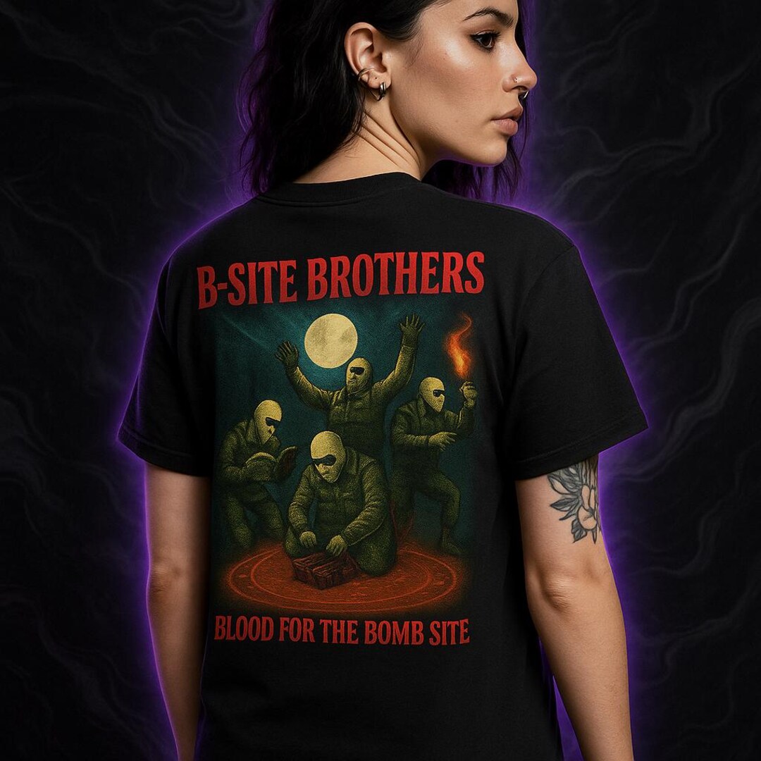 B-site Brothers CS2 Shirt - Counter Strike Bombsite Ritual Tee ...