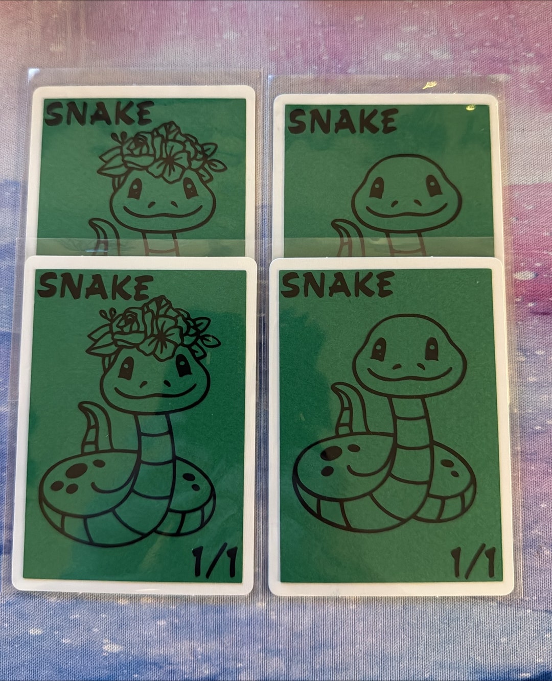 CLEARANCE Magic the Gathering Compatible Snake Tokens - Etsy