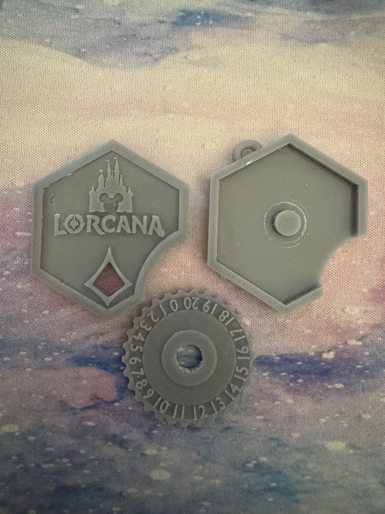 Lorcana 3D Printed, Hand Painted Lore Counter Set. Disney - Etsy UK