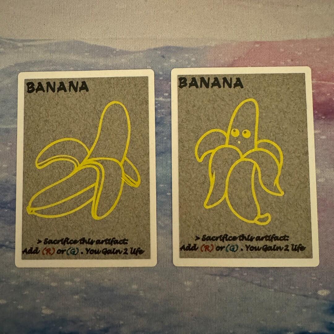 MTG Compatible Banana Tokens Kibo Commander - Etsy