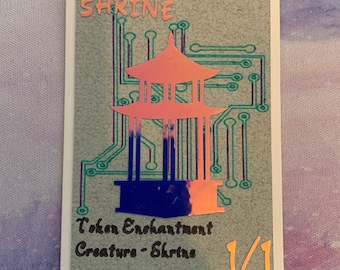 Shrine Token Custom Altered MTG Magic the Gathering Fantasy - Etsy