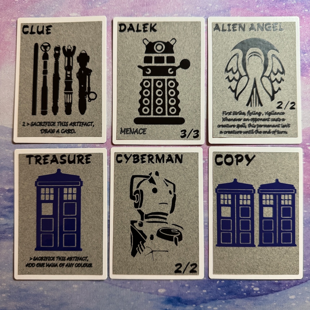 Magic the Gathering Compatible Dr Who Tokens - Etsy