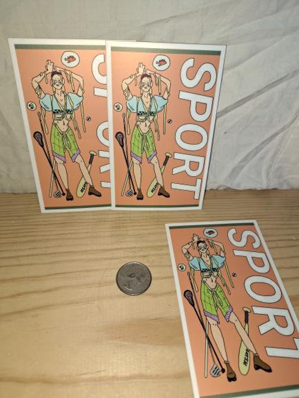 SPORT GIRL Sporty Trans Rights Subtle Pride Sticker, All Proceeds ...