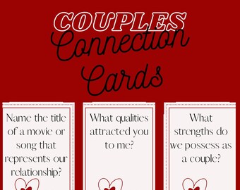 Couples Connection Cards - Etsy