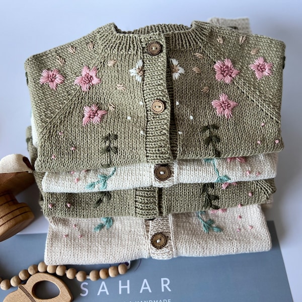 Embroidered Cardigans - Etsy