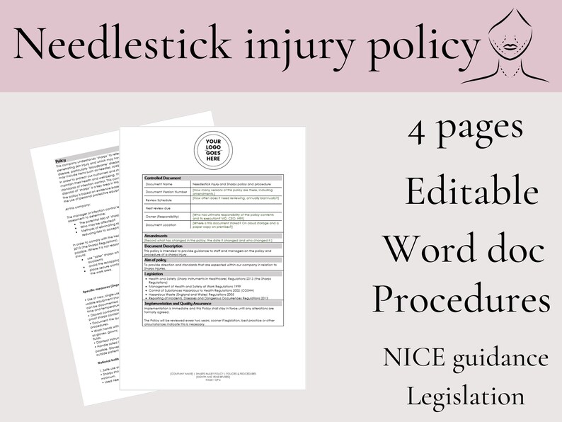 Needlestick Injury and Sharps Policy and Procedure | Aesthetician ...