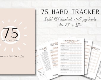 75 Hard Planner - Etsy
