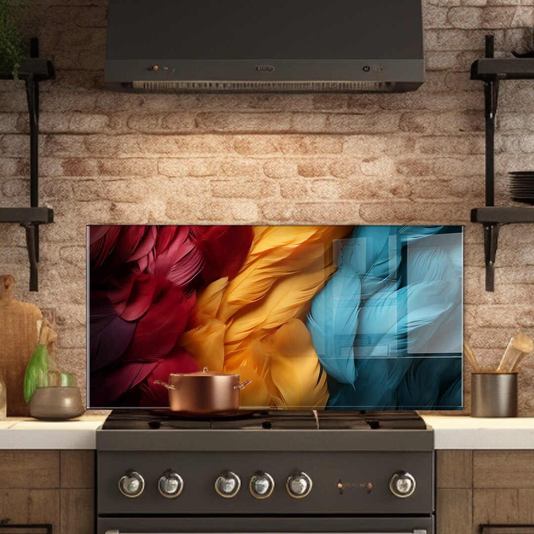 Glass Backsplash, Kitchen Sink Cover, Kitchen Sink Splash Guard ...
