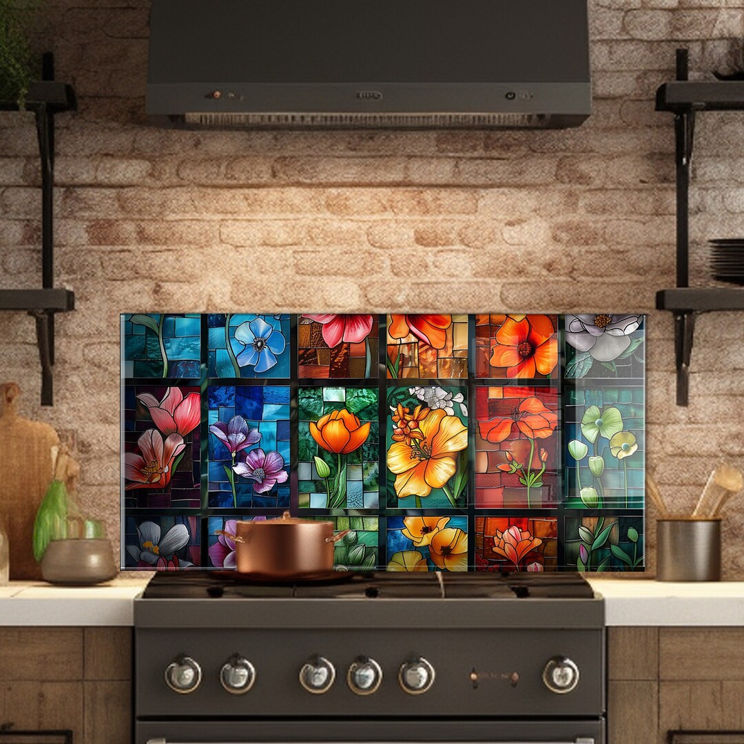 Kitchen Sink Splash Guard, Tempered Glass Kitchen Backsplash, Kitchen ...