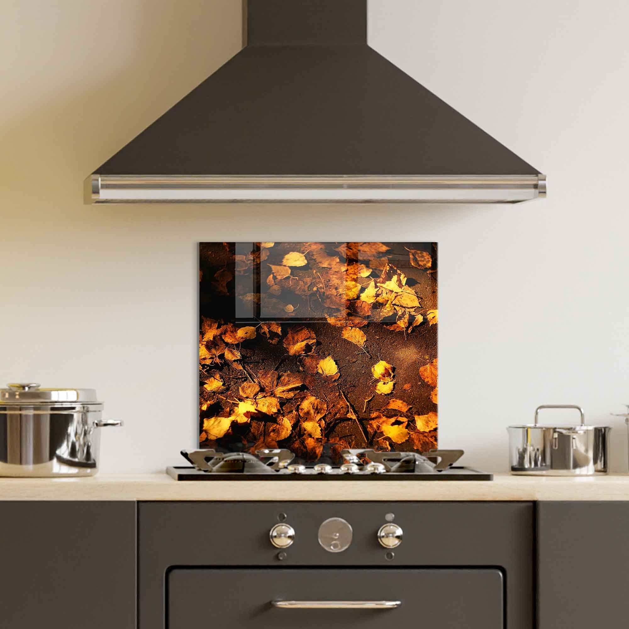 Tempered Glass Stove Backsplash Panel Stove Back Cover - Etsy