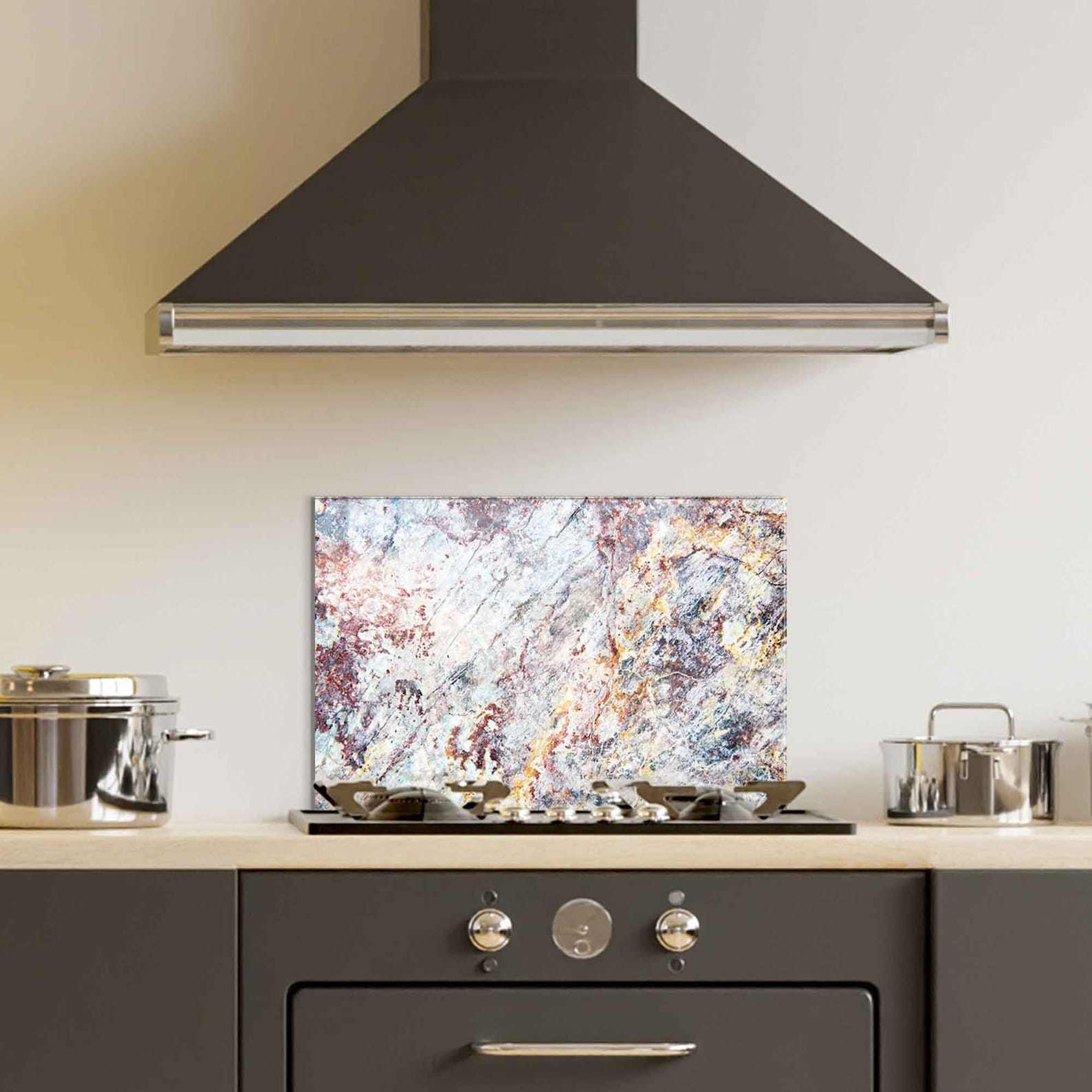 Tempered Glass Stove Backsplash Panel Stove Back Cover - Etsy