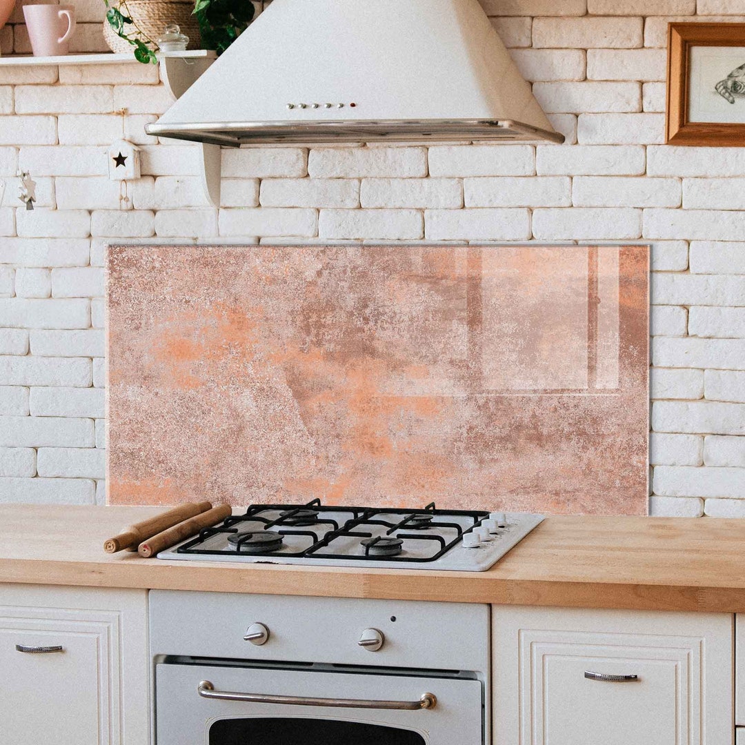 Tempered Glass Stove Backsplash Panel, Stove Back Cover, Kitchen Decor ...