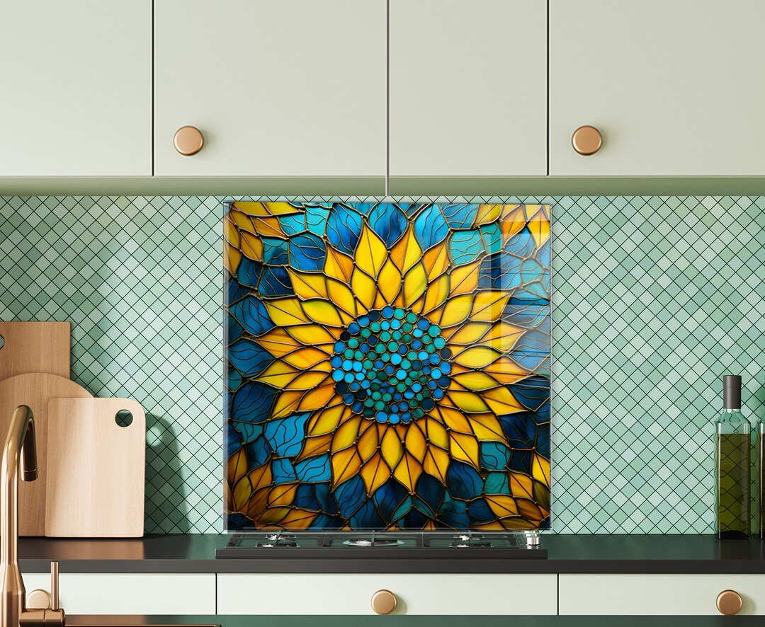 Glass Backsplash, Kitchen Sink Cover, Kitchen Sink Splash Guard ...