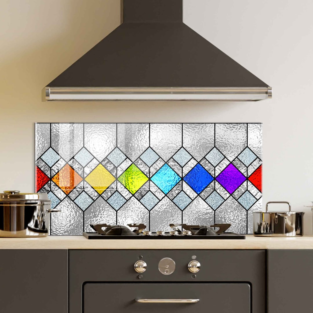 Tempered Glass Kitchen Backsplash, Kitchen Sink Splash Guard, Stove ...