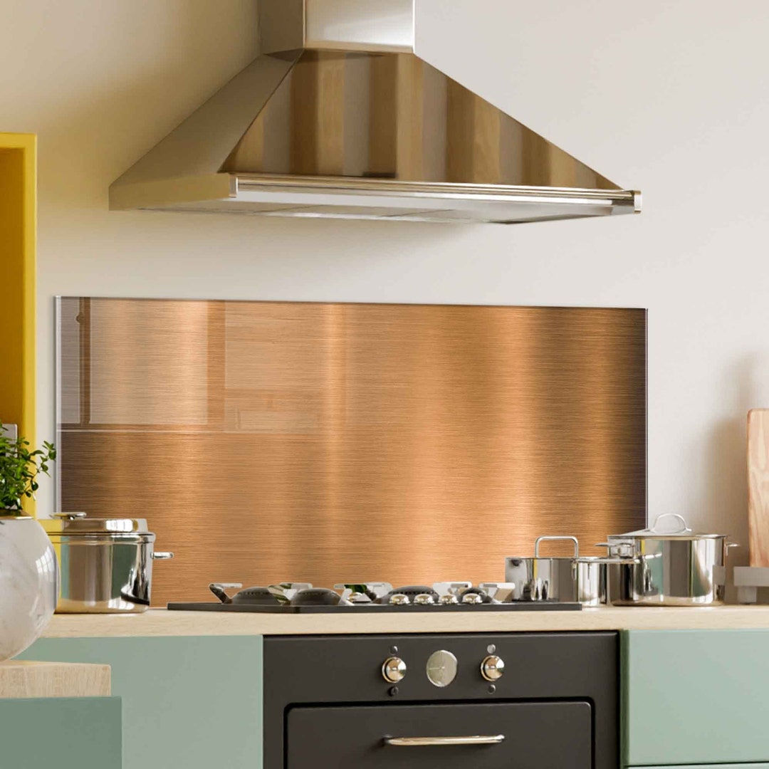 Tempered Glass Stove Backsplash Panel, Stove Back Cover, Kitchen Decor ...