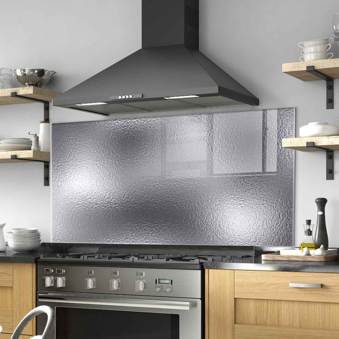 Kitchen Backsplash, Stove Back Cover, Tempered Glass Stove Backsplash ...