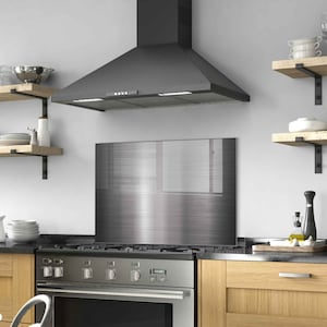 Tempered Glass Stove Backsplash Panel, Stove Back Cover, Kitchen Decor ...