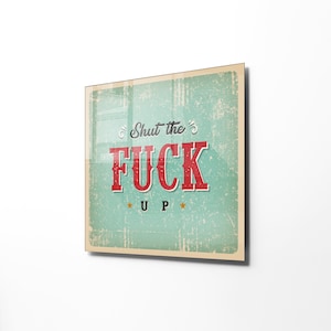 Funny Decor, Funny Quotes Wall Art, Extra Large Wall Art, Decor for ...