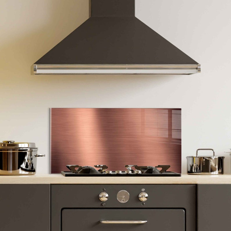 Tempered Glass Stove Backsplash Panel, Stove Back Cover, Kitchen Decor ...