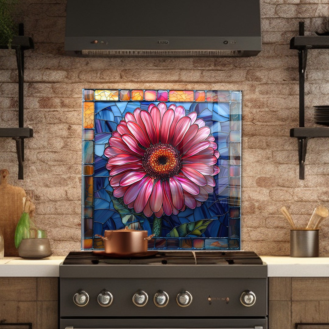 Glass Backsplash, Kitchen Sink Cover, Kitchen Sink Splash Guard ...