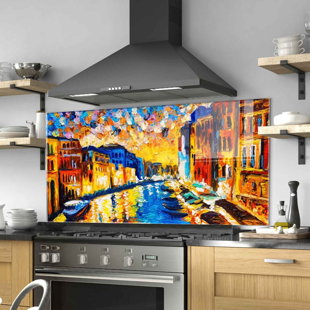 Kitchen Backsplash, Stove Back Cover, Stove Top Cover, Kitchen Decor ...