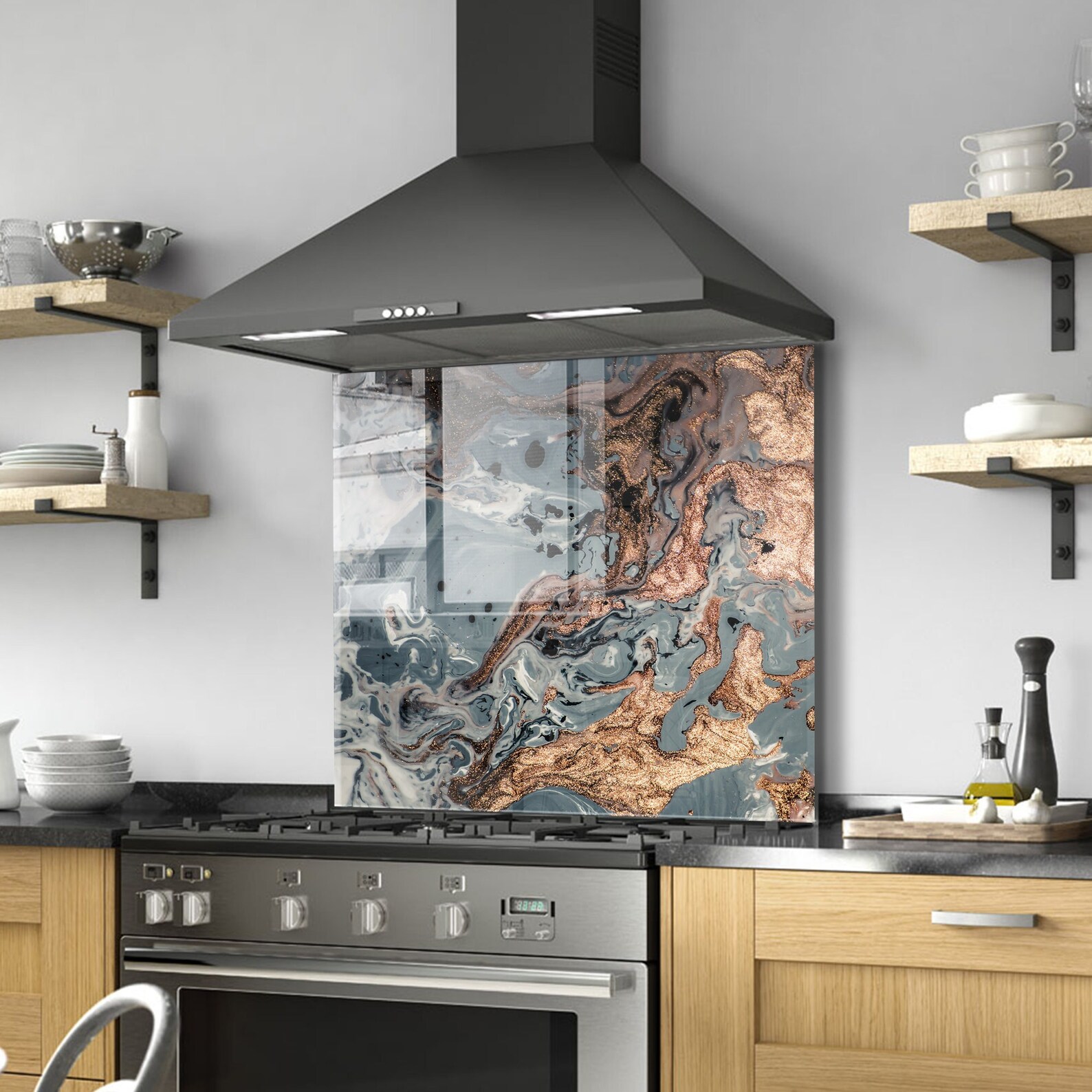 Glass Stove Backsplash Panel Kitchen Backsplash Tile - Etsy Australia