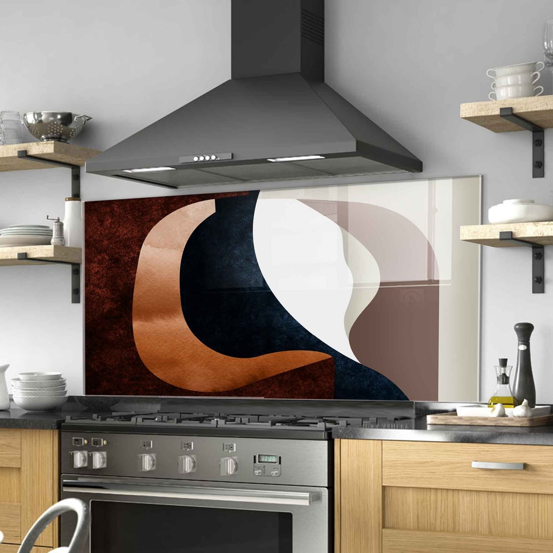 Kitchen Sink Splash Guard, Tempered Glass Kitchen Backsplash, Kitchen ...