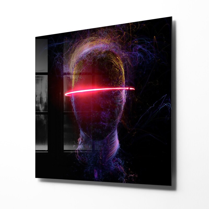 Neon Canvas Art - Etsy