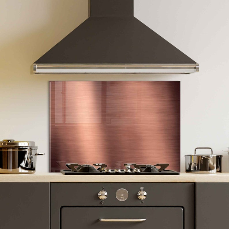 Tempered Glass Stove Backsplash Panel, Stove Back Cover, Kitchen Decor ...