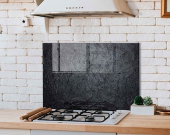 Kitchen Backsplash Stove Back Cover Tempered Glass Stove - Etsy