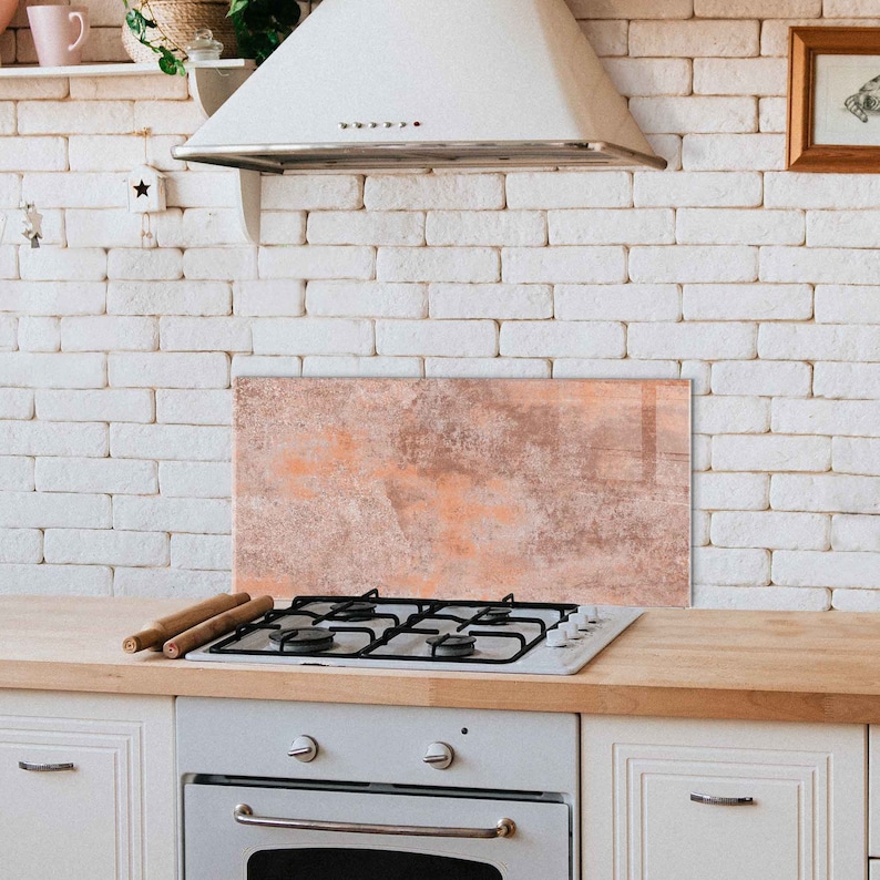 Tempered Glass Stove Backsplash Panel Stove Back Cover - Etsy