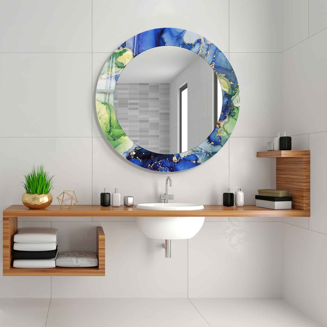 Mirror Wall Decor, Mirror for Bathroom, Entryway Hallway Mirror, Luxury ...