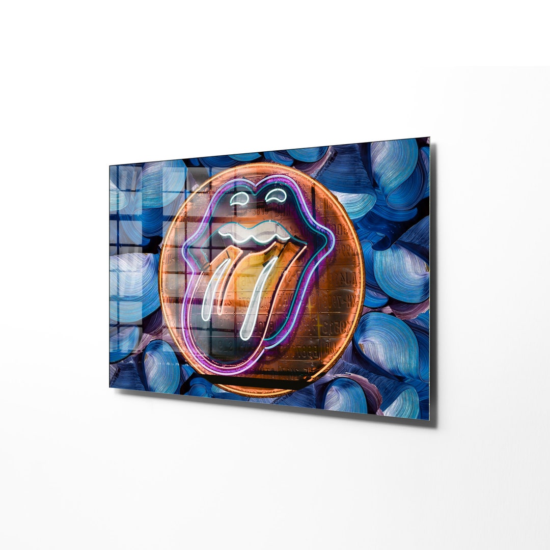 Neon Sign Print Wall Art, Wall Decor Living Room Modern, Extra Large ...