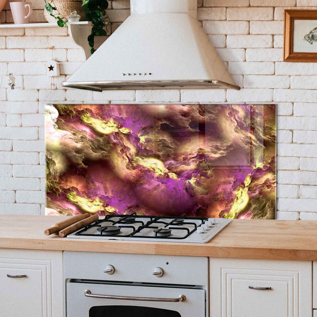Kitchen Sink Splash Guard-tempered Glass Kitchen Backsplash-kitchen ...