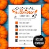 Halloween Pass the Candy Game, Halloween Activity, Pass the Prize Game ...