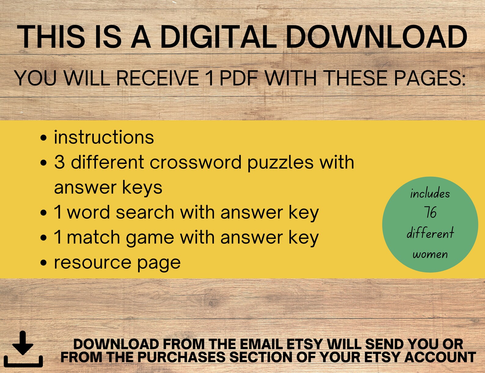 Famous American Women Puzzles and Games - 76 Different Women Included ...