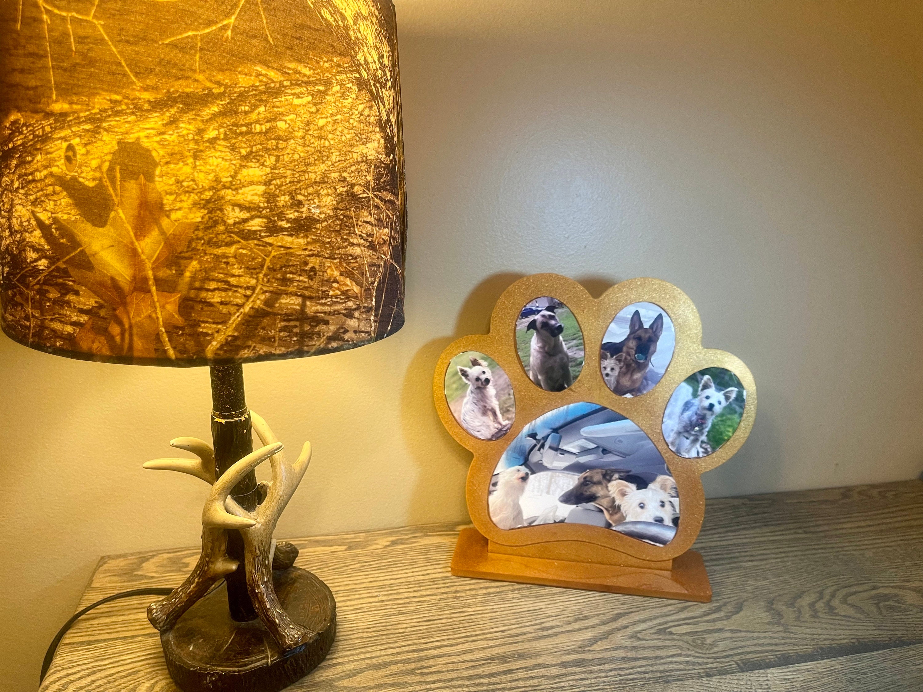 Picture Frame Beautiful Paw Collage for Dog , Cat or Any Furry Friend ...