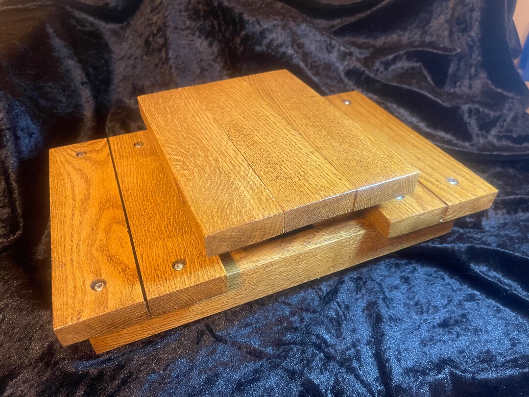 Solid Oak Wildlife Picnic Table for Squirrels, Birds, Raccoons, Opossum ...
