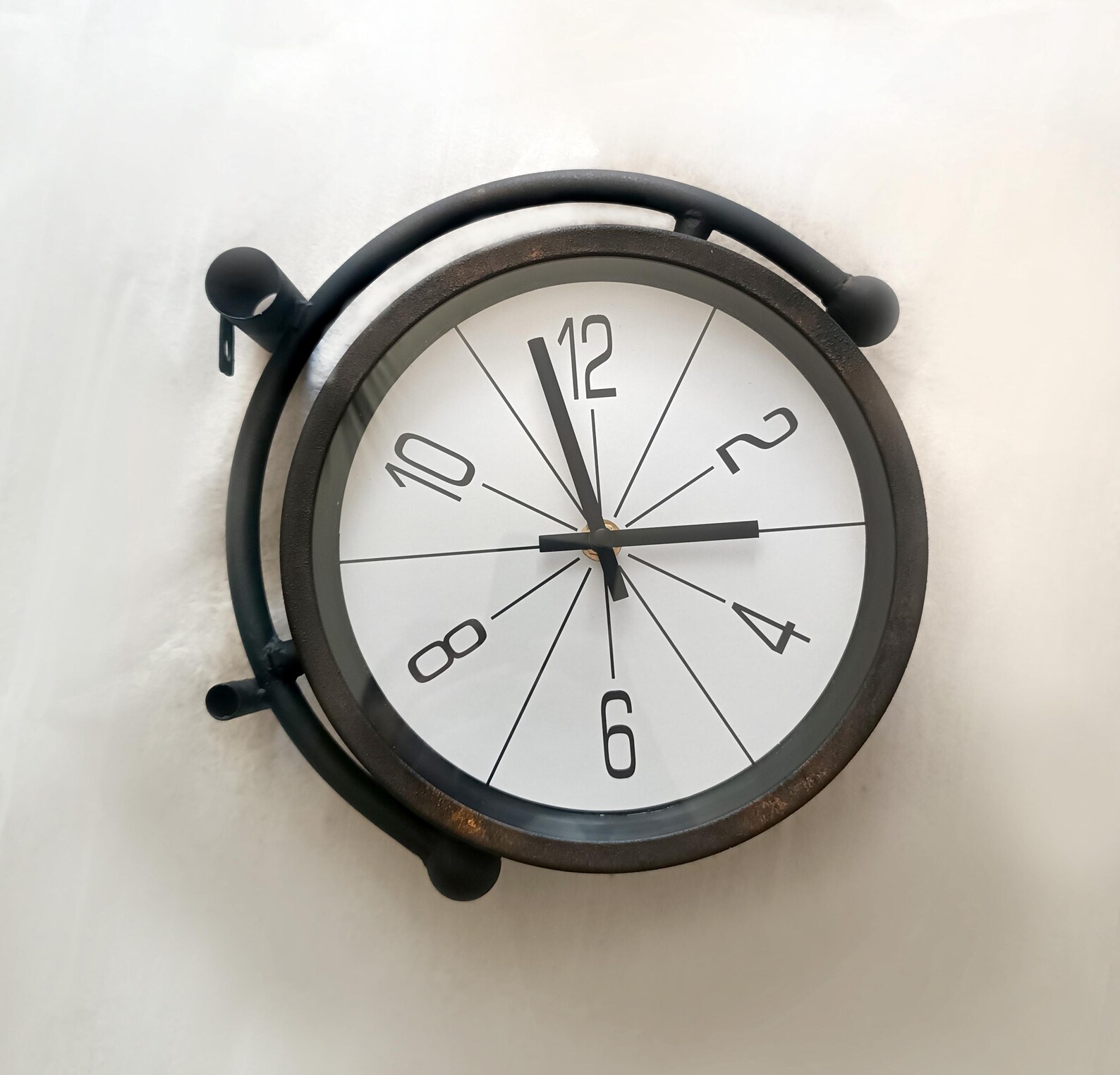 Double-side Retro Station Clock, Industrial, Loft Style. - Etsy