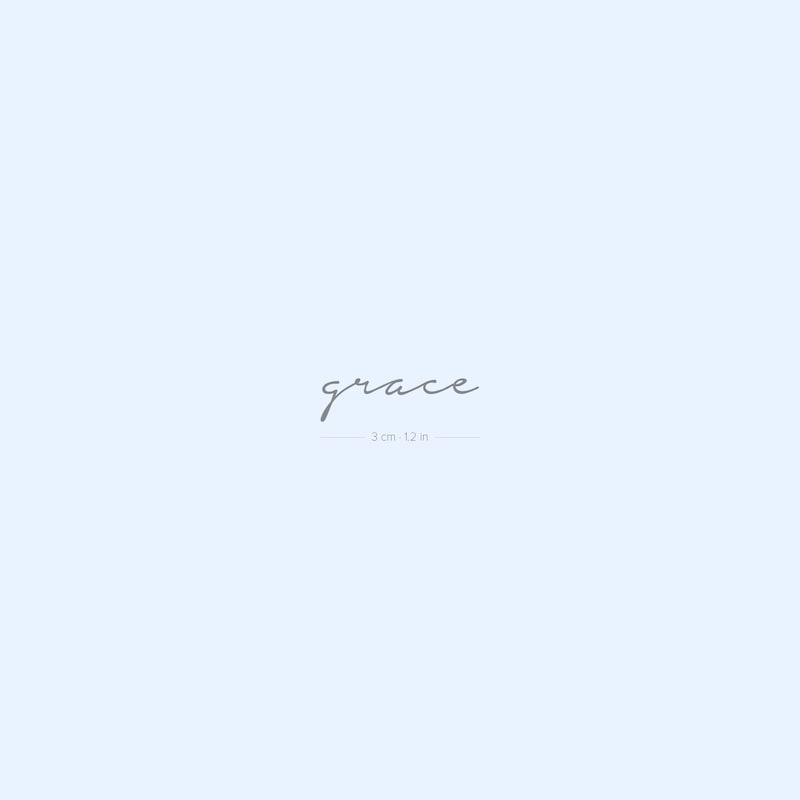 Grace Tattoo - Etsy