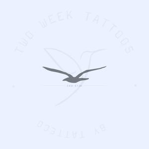 Seagull Semi-permanent Tattoo (set of 2) - Etsy