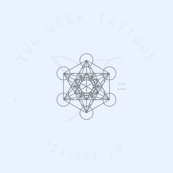 Metatrons Kube Tatovering 60 Epic Metatron's Cube Tattoo Designs For