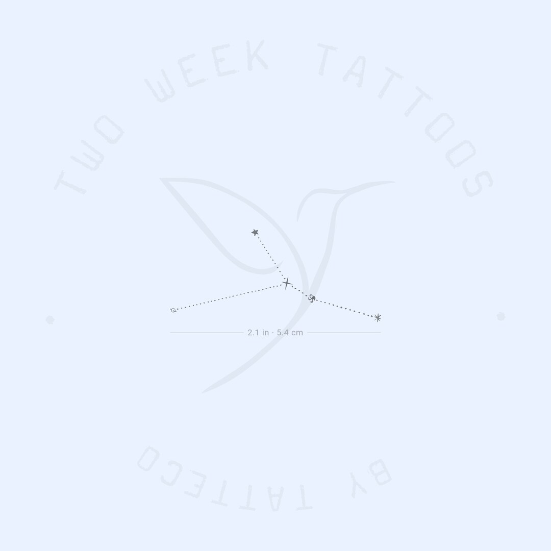 Cancer Dots Semi-permanent Tattoo (set of 2) - Etsy