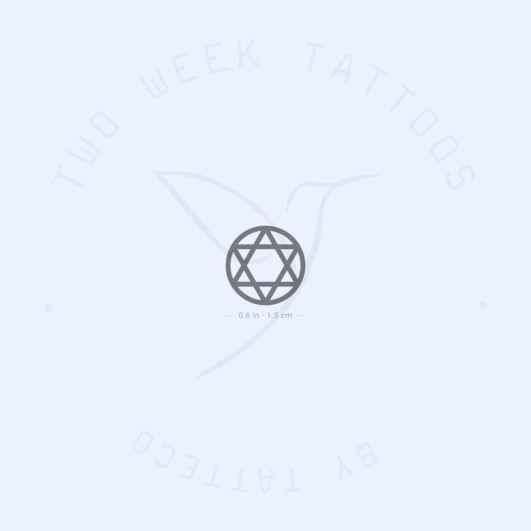 Seal of Solomon Semi-permanent Tattoo (set of 2) - Etsy