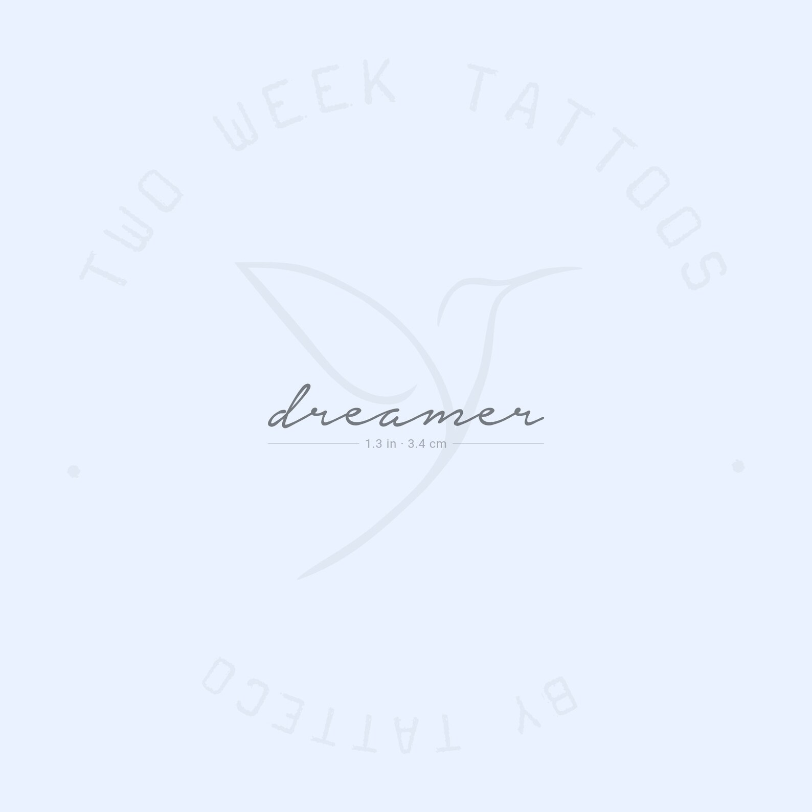 Dreamer Semi-permanent Tattoo (set of 2) - Etsy