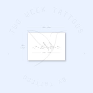 Ehfar Semi-permanent Tattoo (set of 2) - Etsy