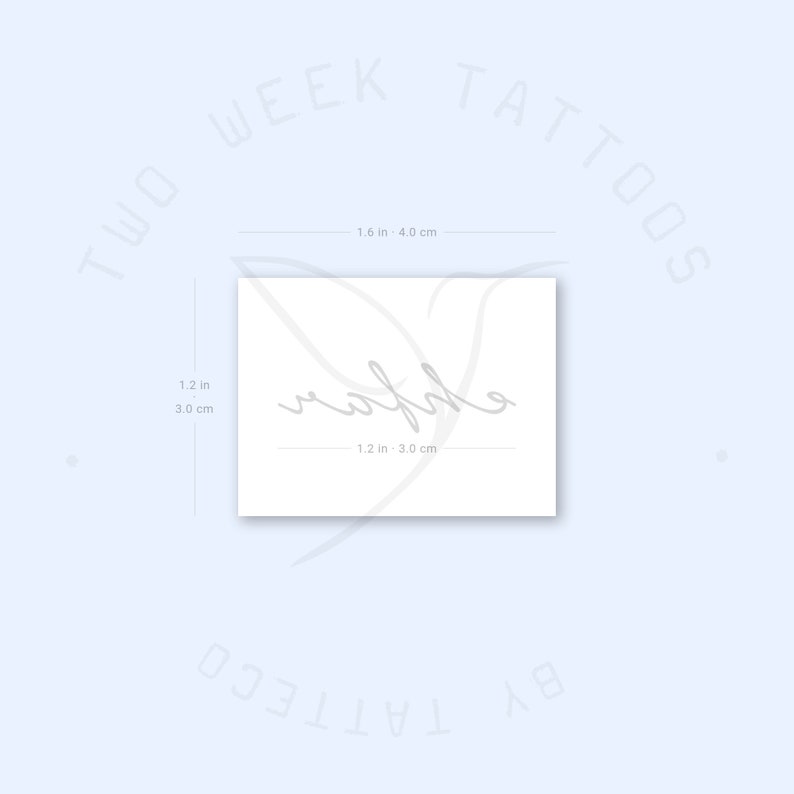 Ehfar Semi-permanent Tattoo set of 2 - Etsy