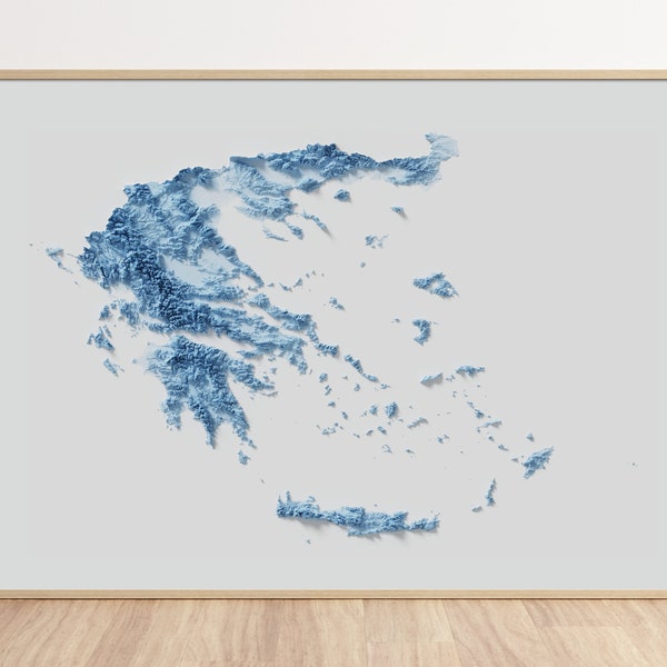 Relief Map - Etsy