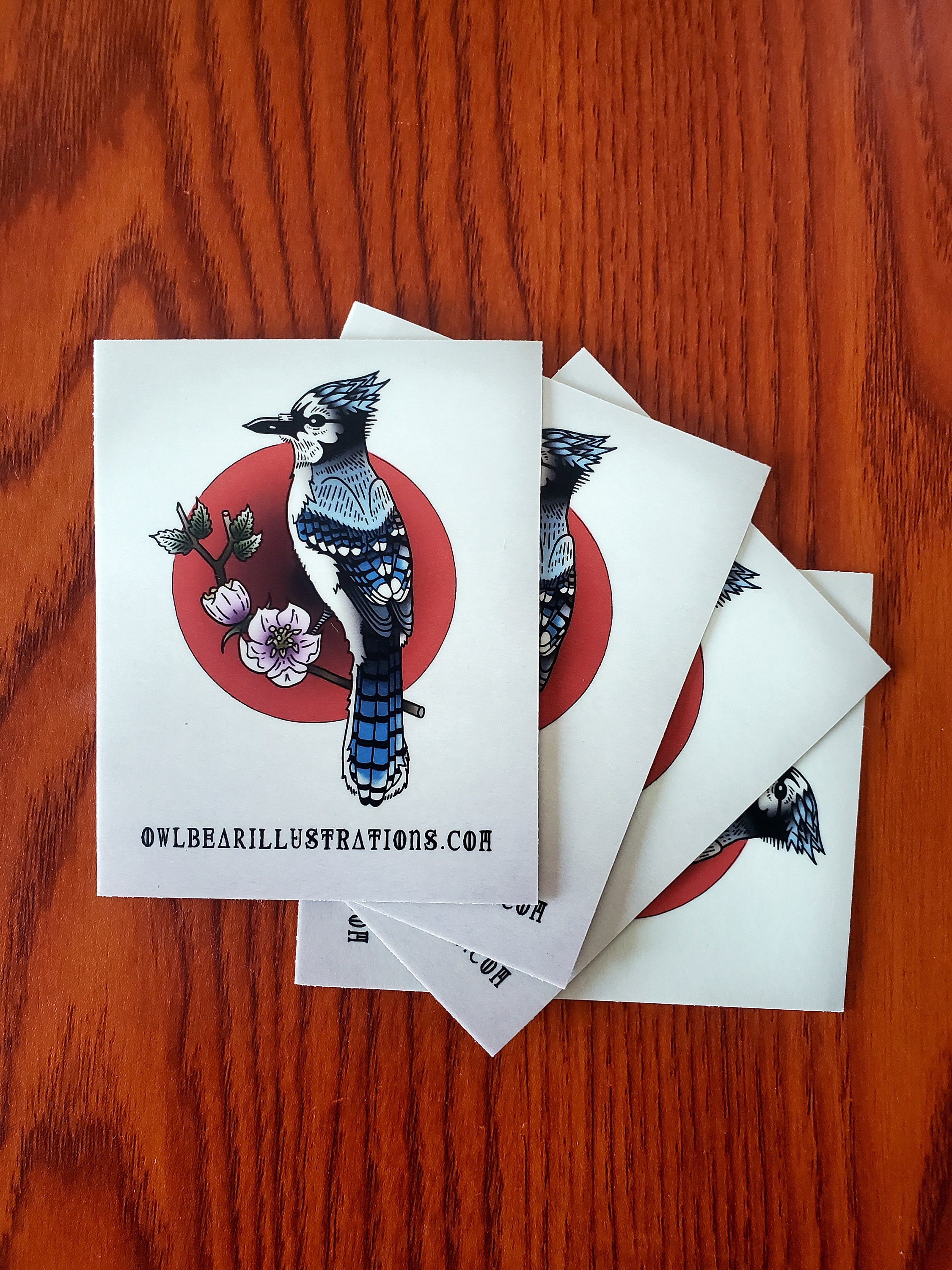 Blue Jay Sticker - Etsy